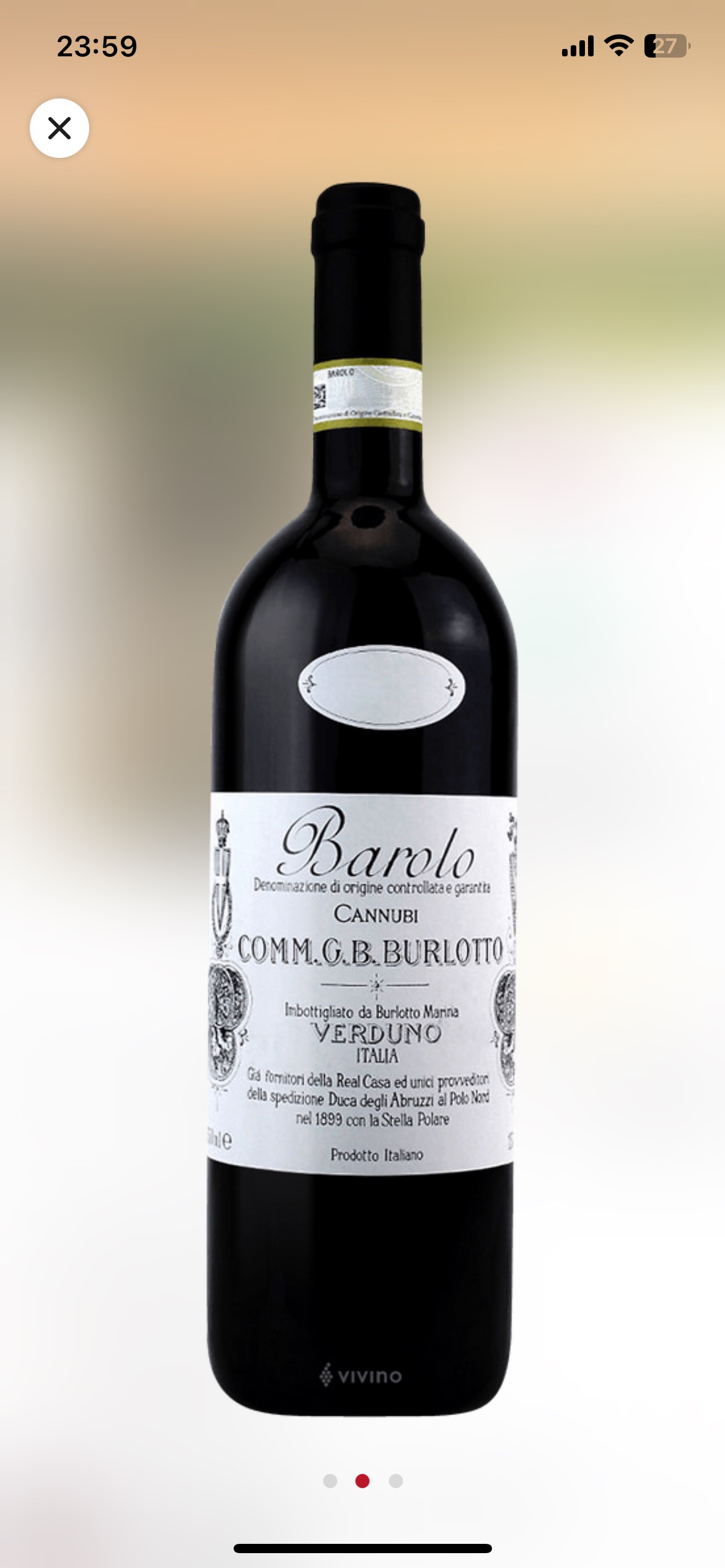 Comm. G.B. Burlotto Barolo Cannubi | Vinify